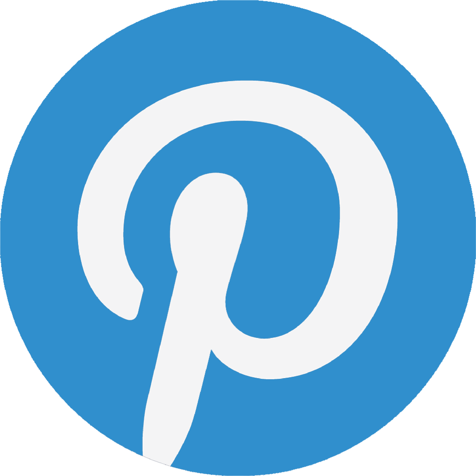 Pinterest logo blue download png – Icon Ape | tiktok logo, facebook ...