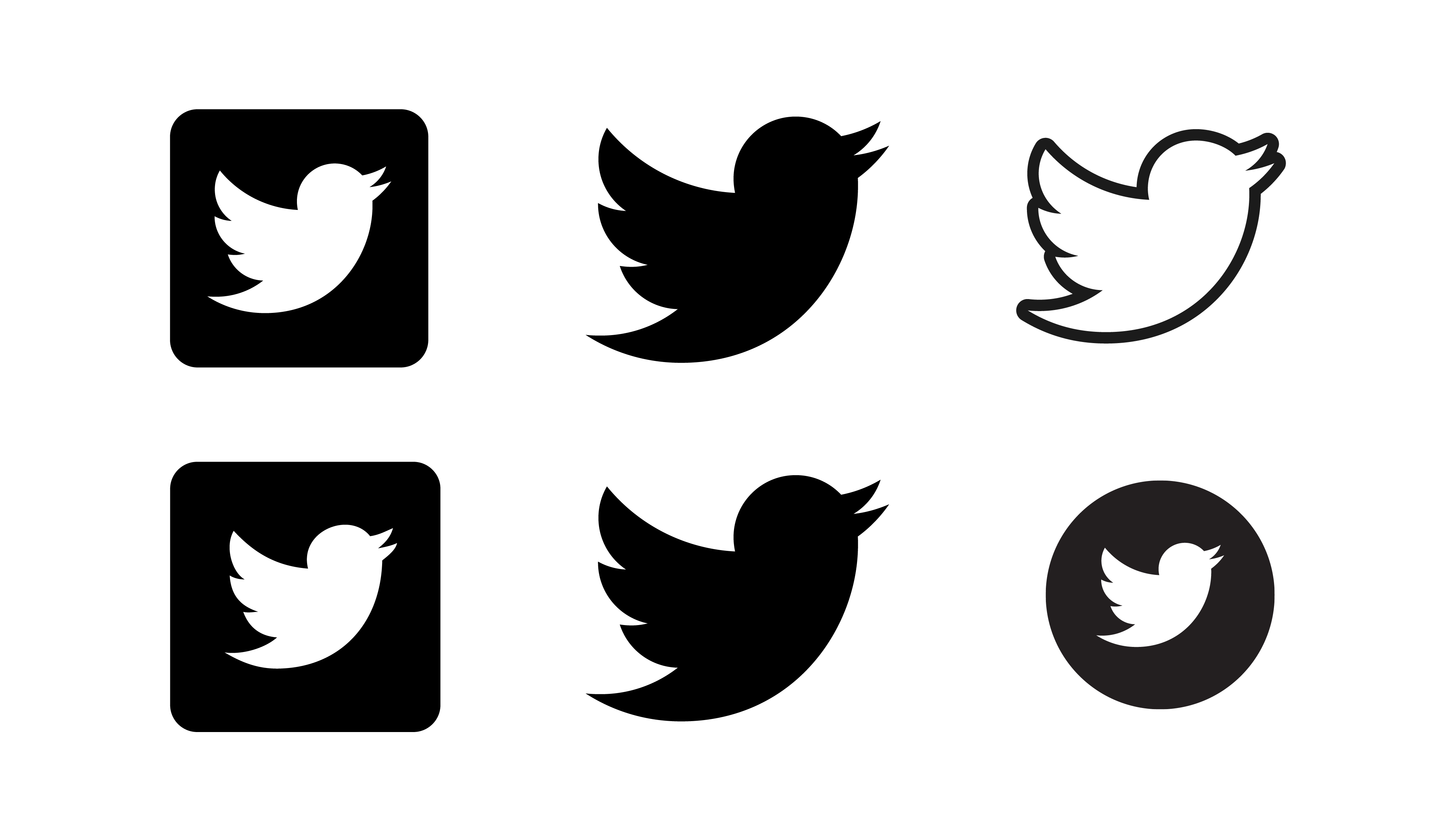 Twitter black logo png – Logo download Png